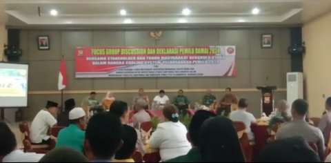 Arie Septia Adinata, SE. MAP hadir dalam FGD dan Deklarasi Pemilu Damai ...